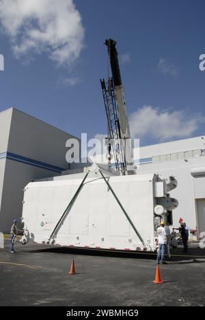 CAPE CANAVERAL, Fla. – The shipping container with NASA's Solar ...