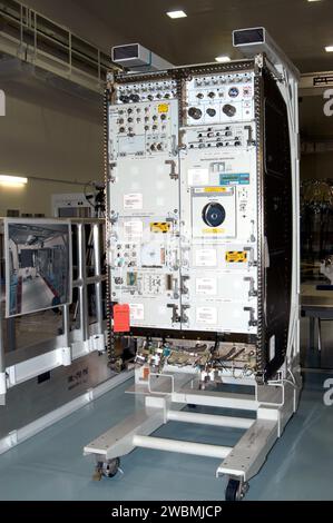 The HRF-2 science rack was prepared at Kennedy Space Center for ...