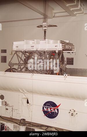 KENNEDY SPACE CENTER, FLA. -- The P3 Integrated Truss Structure is ...