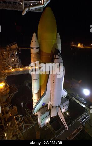At Kennedy Space Center’s White Room, STS-100 Mission Specialist Scott ...