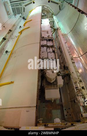 The International Space Station's truss structure, a key component of ...