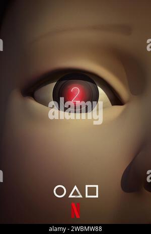 Squid Game TV show poster Stock Photo - Alamy