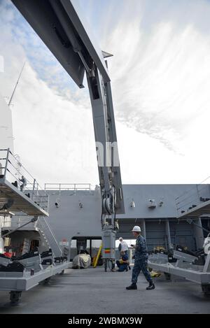 The Orion test capsule undergoes stationary recovery testing in Norfolk ...