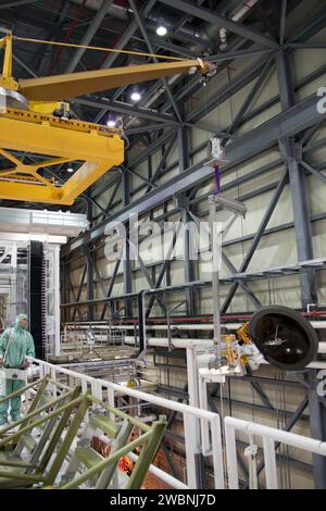 CAPE CANAVERAL, Fla. -- A new Ku-Band communications system antenna is ...