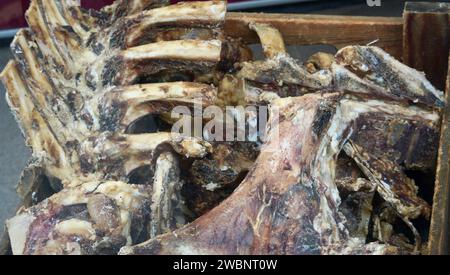 Window shopping in Brecon High Street: the shop windows are filled with ...