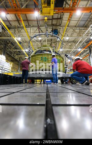 Final weld on Orion crew module pressure vessel for Artemis II ...