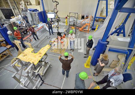 Astronaut Rex Walheim uses the Active Response Gravity Offload System ...