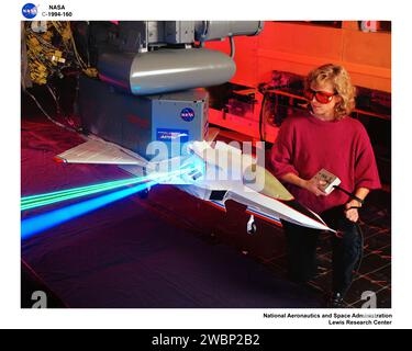 NASA’s 9x15-foot Low Speed Wind Tunnel used a laser velocimetry system ...