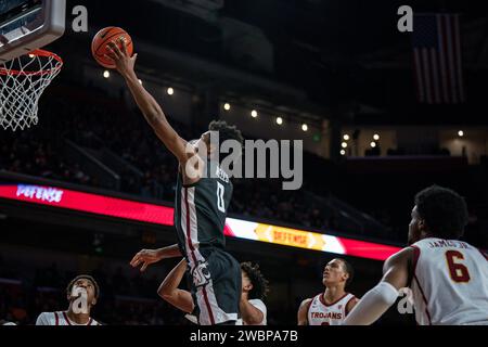 Washington State forward Jaylen Wells (0) during of an NCAA college ...