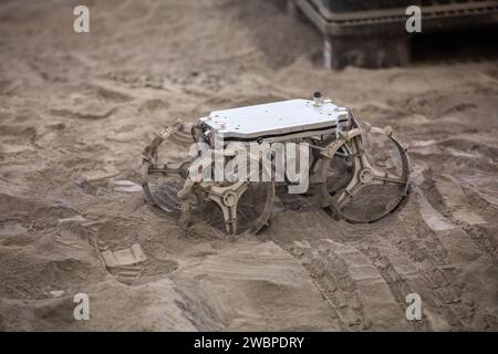 The Astrobotic CubeRover traverses the terrain in the Granular ...