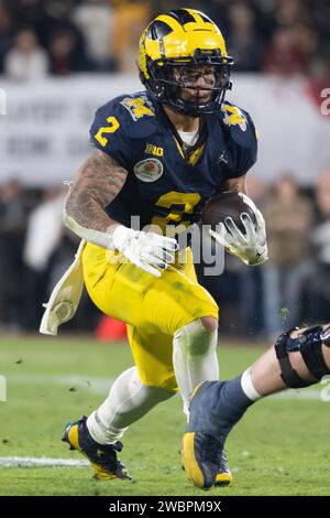 Michigan running back Blake Corum (2) after an NCAA college football ...
