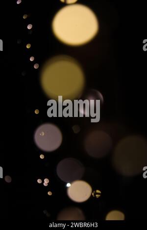 The mesmerizing light bokeh captures the enchanting dance of radiant ...