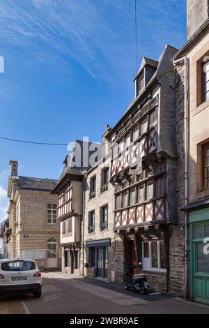 Carhaix-Plouguer, France - August 13 2021: The former convent of the ...