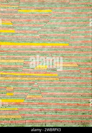 MONUMENTS AT G., by Paul Klee, 1929, Swiss painting, watercolor on ...