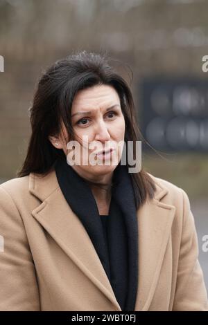 Kent Police Detective Chief Inspector Kathleen Way speaking to the ...