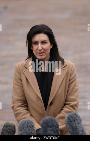 Kent Police Detective Chief Inspector Kathleen Way speaking to the ...