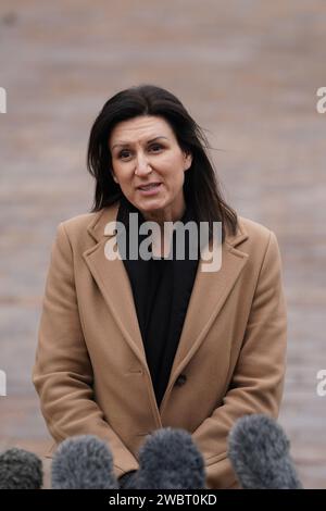 Kent Police Detective Chief Inspector Kathleen Way speaking to the ...