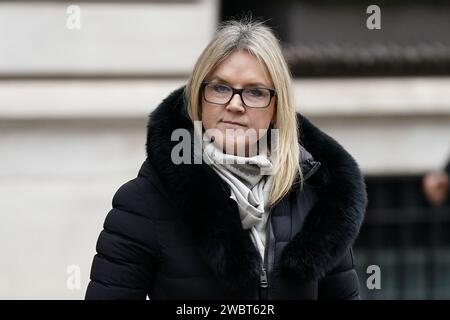 Former subpostmistress Janet Skinner leaves Aldwych House, central ...