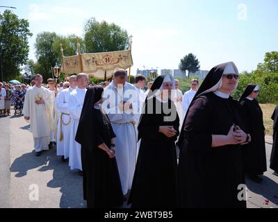 Corpus Christi Catholic holiday in middle Europe. Gdansk, Poland Stock ...