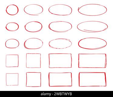 Grungy, grunge circle brushstroke with sketchy freehand paint, dye ...