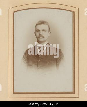 Portrait of a man with mustache, Anonymous, 1880 - 1910 Photograph ...