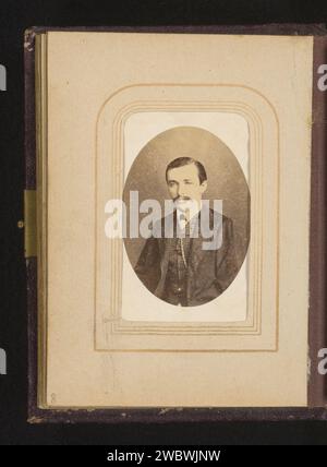 Portrait of a man with mustache, Anonymous, 1860 - 1900 Photograph ...