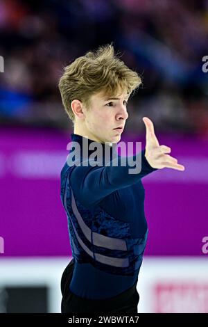 Fedor CHITIPAKHOVIAN (ARM), during Men Free Skating, at the ISU ...