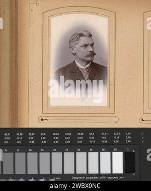 Portrait of a man with mustache, Anonymous, 1880 - 1910 Photograph ...