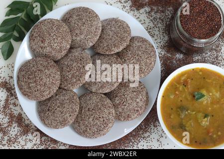 Ragi Idli. A nutritious South Indian staple made with fermented batter ...