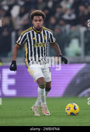 Turin, Italy. 11th Jan, 2024. Federico Gatti (4) of Juventus and ...