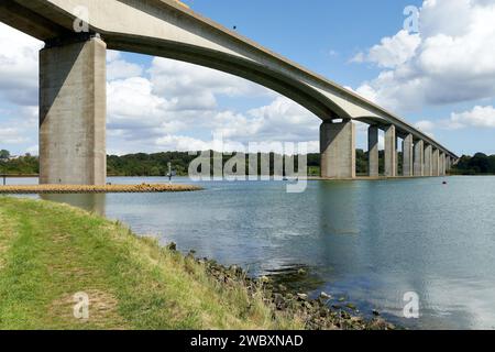 Orwell road bridge carrying the A14, Suffolk Stock Photo - Alamy