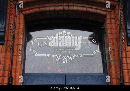 Arty and LGBT friendly Union Street in the Cathedral Quarter in Belfast ...