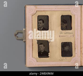 Four portraits of young women, Anonymous, 1855 - 1940 photograph These ...