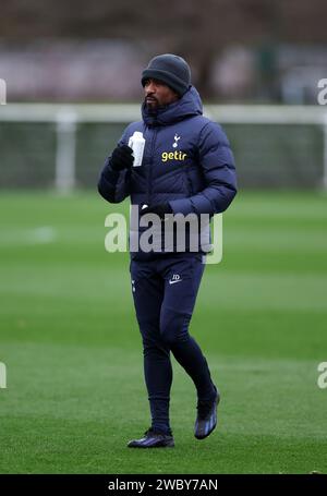 Enfield, UK. 12th Jan, 2024. Sam Proctor of Aston Villa U18 during the ...