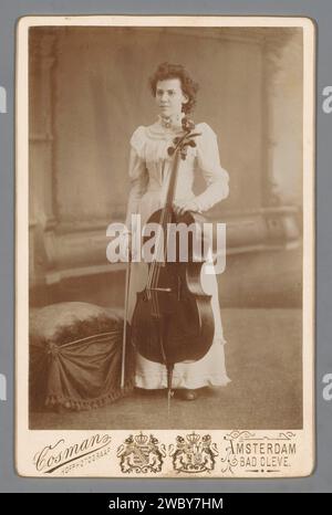 Portrait of an unknown young woman with a cello Stock Photo - Alamy