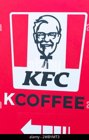 ZHONGSHAN GUANGDONG China-November 26,2023:KFC's founder Colonel ...