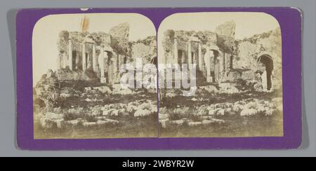 View of the Greek theater of Taormina, Jean Andrieu (Attributed to ...
