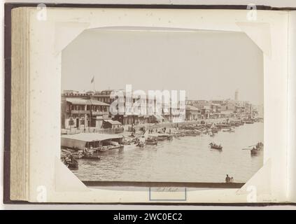 Vintage photograph - 1890 - Canal and harbour, Bude, Cornwall Stock ...