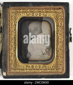 Post -mortem portrait of a baby, Anonymous, 1840 - 1860 photograph ...