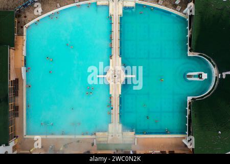 Aerial view about the thermal bath at Harkany, Hungary Stock Photo - Alamy