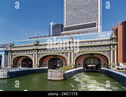 Battery Maritime Building, a Beaux Arts landmark, originally served as ...