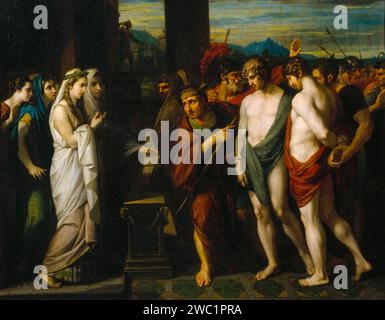 Pylades and Orestes Brought as Victims before Iphigenia by Benjamin ...