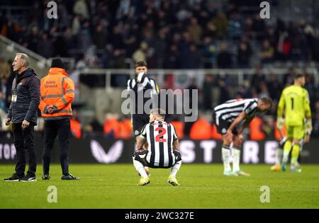 Kieran Trippier Of Newcastle United dejected after defeat during the ...