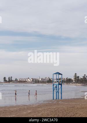 Lifeguard Tower at a Beach in Essaouira Morocco Stock Photo - Alamy