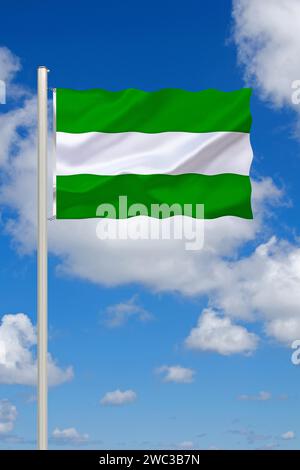Flag of Rotterdam Stock Photo - Alamy