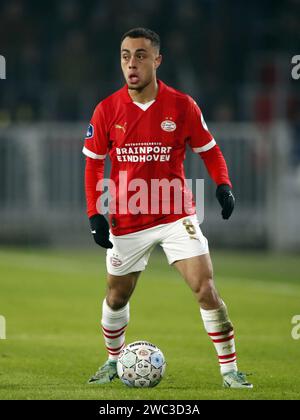 ROTTERDAM - (l-r) Sergino Dest of PSV Eindhoven, Shunsuke Mito of ...