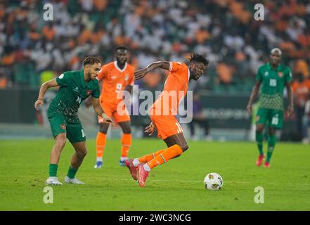 Ibrahim Sangare (Ivory Coast) controls the ball during Germany v Cote D ...