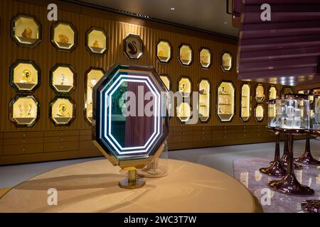 The interior of the Swarovski global flagship store features a full ...