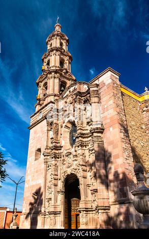 Lord of the Encino Temple in Aguascalientes town, Mexico Stock Photo ...