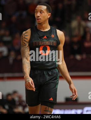 Blacksburg, USA. 13th Jan, 2024. January 13, 2024: Virginia Tech Hokies ...